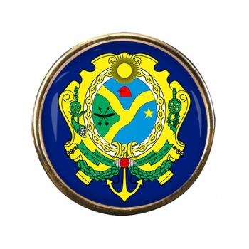 UK Gift Shop Amazonas (Brazil) Flag Pin Badge