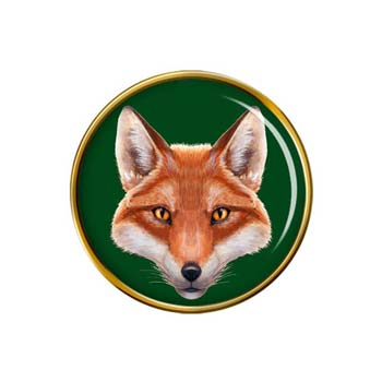 UK Gift Shop Fox Pin Badge