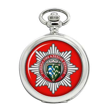 UK Gift Shop Cumbria Fire and Rescue Service Pocket Watch