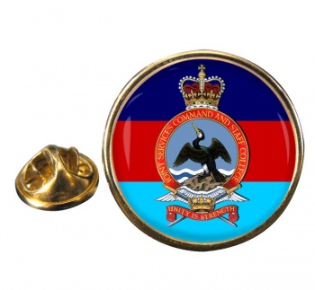 UK Gift Shop Joint Services Round Pin Badge
