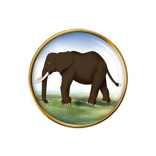 UK Gift Shop Elephant Pin Badge