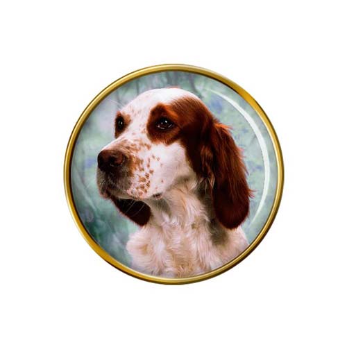 UK Gift Shop Irish Red and White Setter Pin Badge
