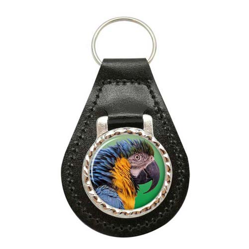 UK Gift Shop Macaw Profile Key Fob