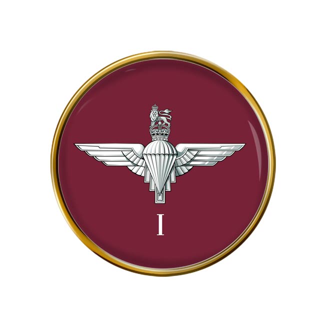 UK Gift Shop 1st Battalion Parachute Regiment, British Army CR Pin Badge