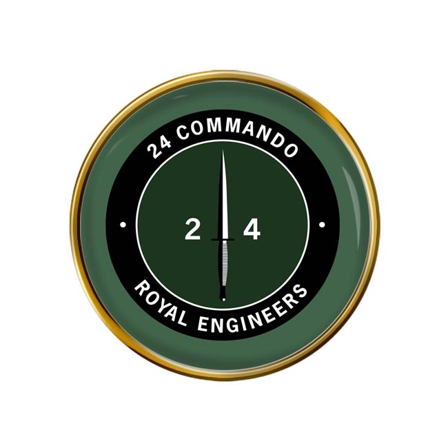 UK Gift Shop 24 Commando Engineer Regiment Pin Badge