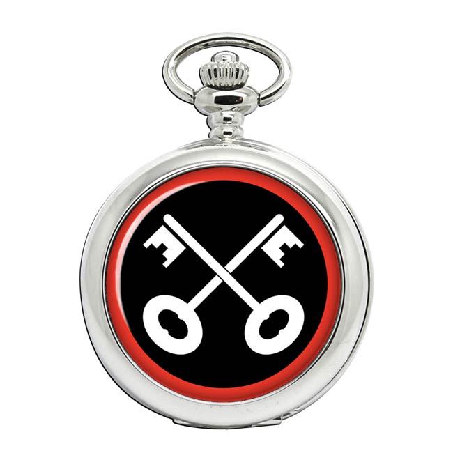 UK Gift Shop 2nd Division Infantry, British Army Pocket Watch