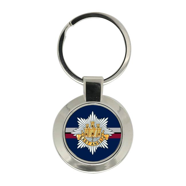 UK Gift Shop 2nd East Anglian Regiment, British Army Key Ring