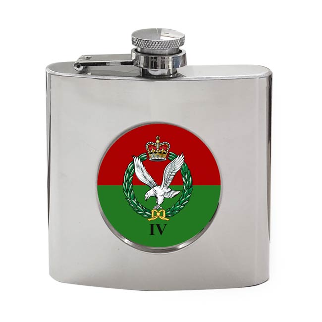 UK Gift Shop 4 Regiment Army Air Corps, British Army ER Hip Flask