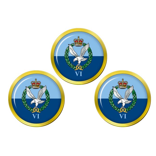 UK Gift Shop 6 Regiment Army Air Corps, British Army ER Golf Ball Markers