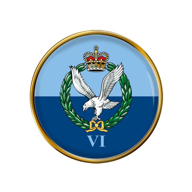 UK Gift Shop 6 Regiment Army Air Corps, British Army ER Pin Badge