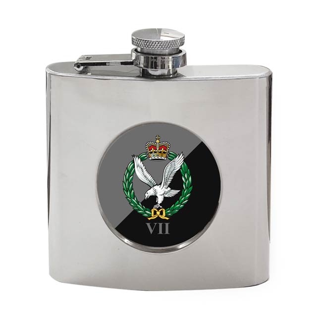 UK Gift Shop 7 Regiment Army Air Corps, British Army ER Hip Flask