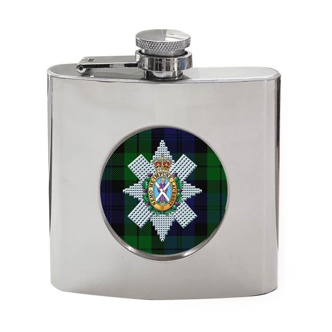 UK Gift Shop Black Watch, British Army ER Hip Flask