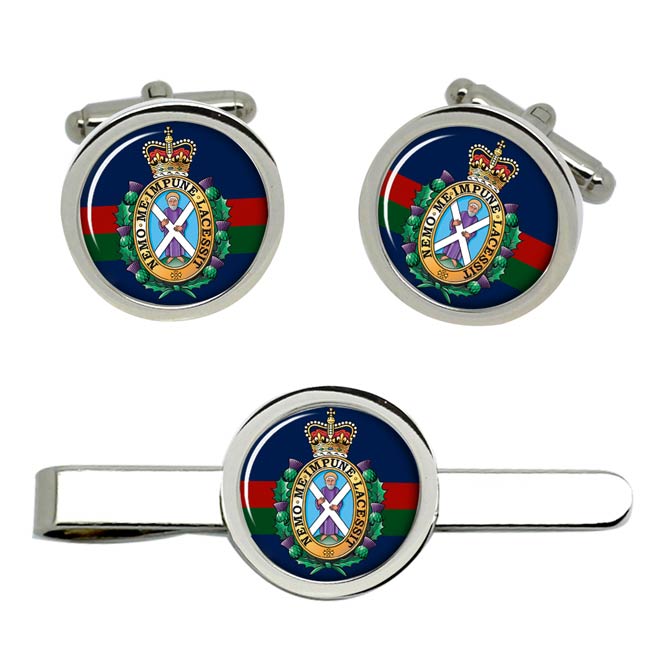 Uk T Shop Black Watch British Army Er Cufflinks And Tie Clip Set