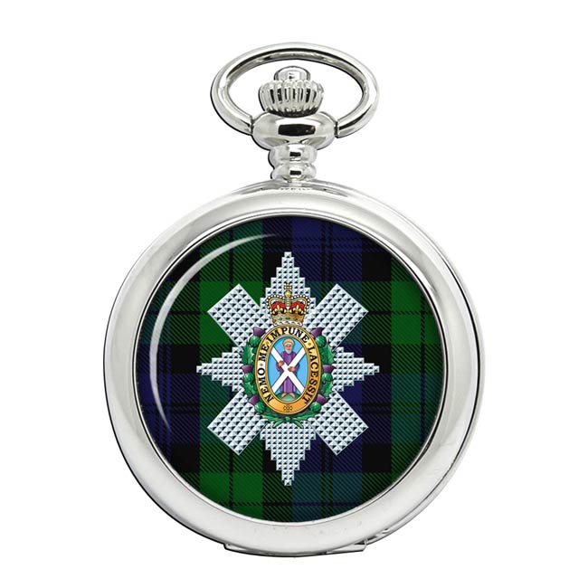 UK Gift Shop Black Watch, British Army ER Pocket Watch