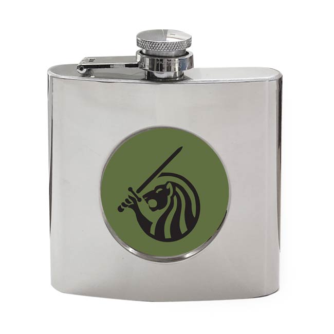 UK Gift Shop Headquarters Field Army, British Army Hip Flask