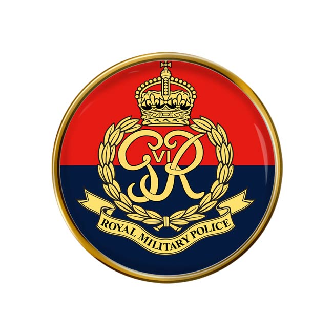 UK Gift Shop Corps of Royal Military Police (RMP) GR Pin Badge
