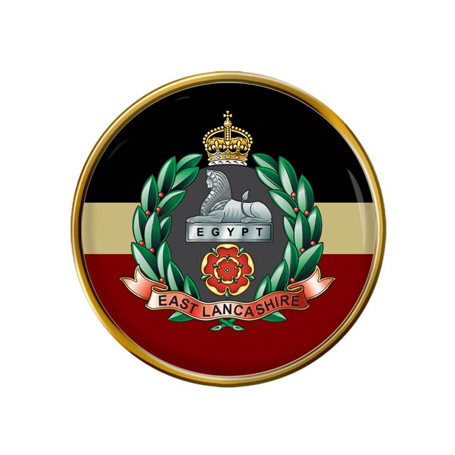UK Gift Shop East Lancashire Regiment, British Army Pin Badge