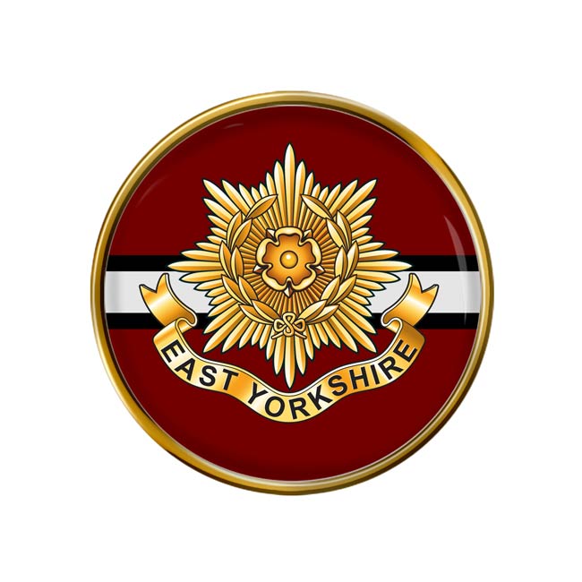 UK Gift Shop East Yorkshire Regiment, British Army Pin Badge