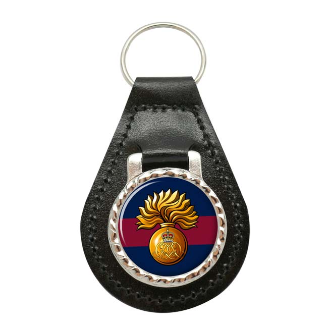 UK Gift Shop Grenadier Guards, British Army CR Leather Key Fob