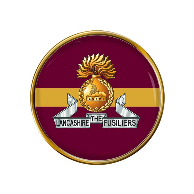 UK Gift Shop Lancashire Fusiliers, British Army Pin Badge