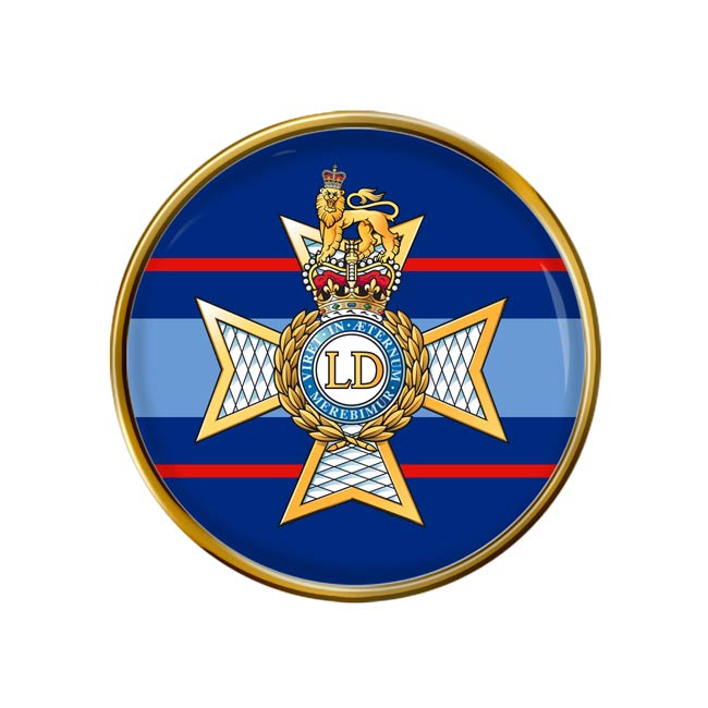 UK Gift Shop Light Dragoons (LD), British Army ER Pin Badge
