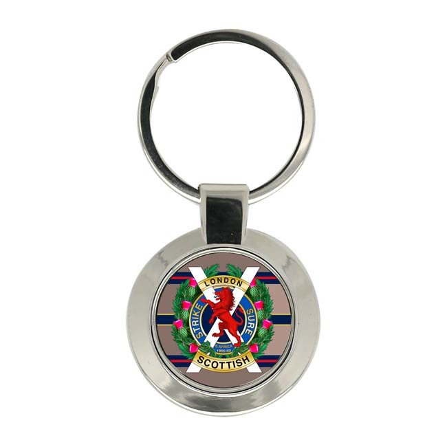 UK Gift Shop London Scottish (Regiment), British Army Key Ring