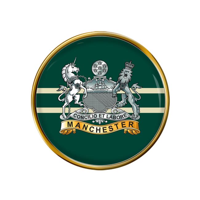 UK Gift Shop Manchester Regiment, British Army Pin Badge