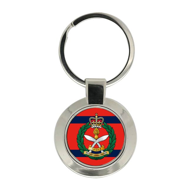 UK Gift Shop Queen's Gurkha Engineers, British Army Key Ring