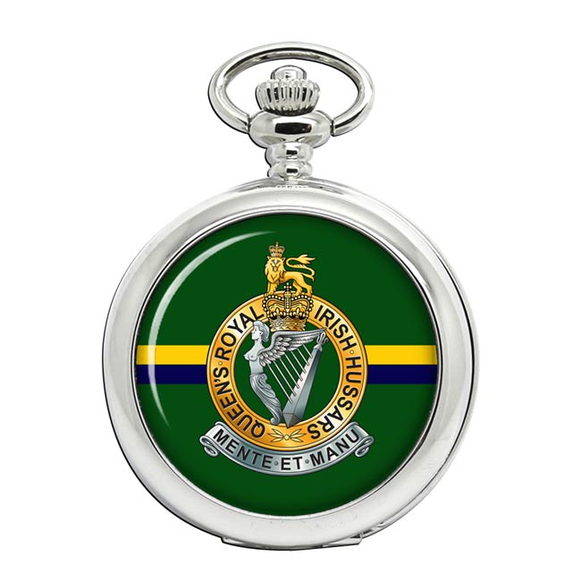 UK Gift Shop Queen's Royal Irish Hussars (QRIH), British Army Pocket Watch