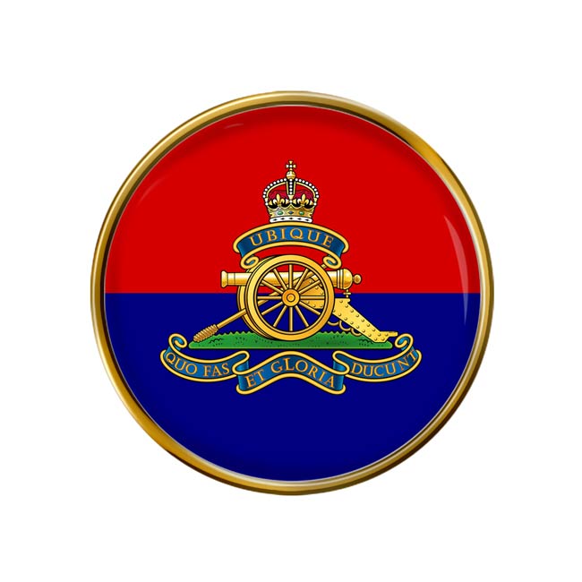 UK Gift Shop Royal Artillery, British Army CR Pin Badge