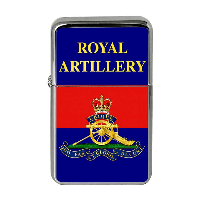 UK Gift Shop Royal Artillery, British Army ER Flip Top Lighter