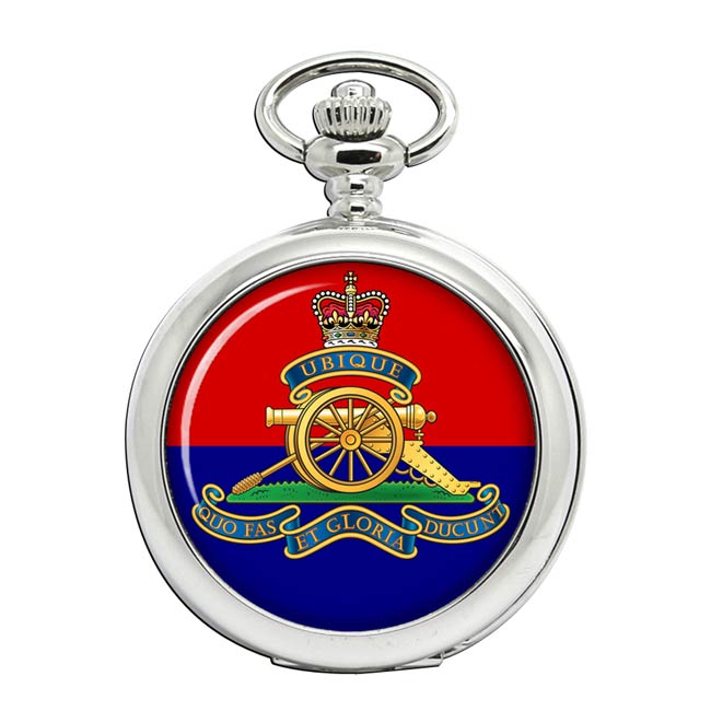 UK Gift Shop Royal Artillery, British Army CR Pocket Watch