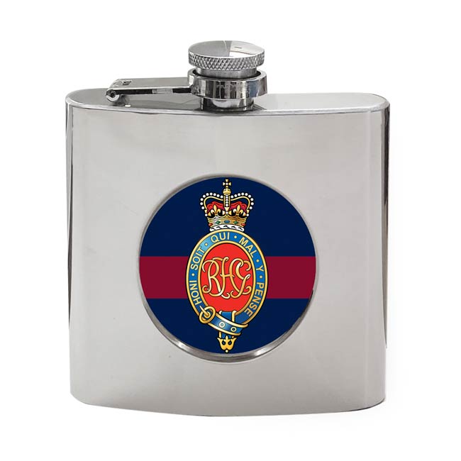 UK Gift Shop Royal Horse Guards (RHG), British Army Hip Flask