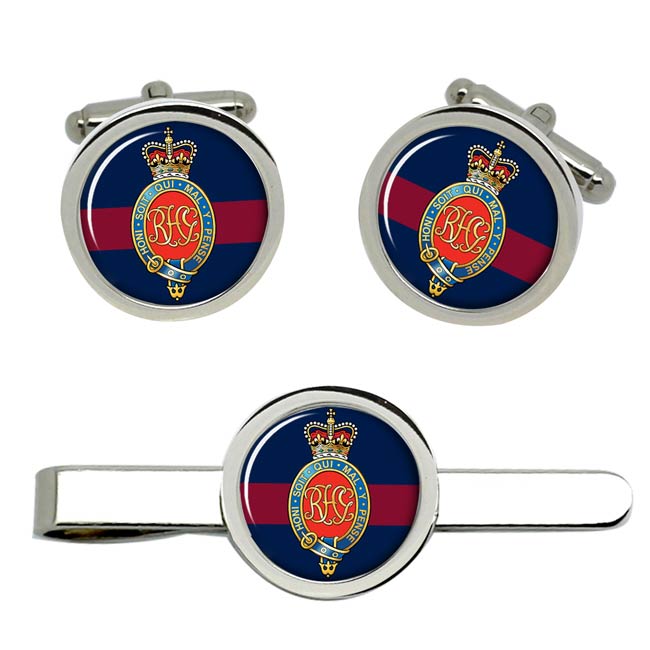 UK Gift Shop Royal Horse Guards (RHG), British Army Cufflinks and Tie ...