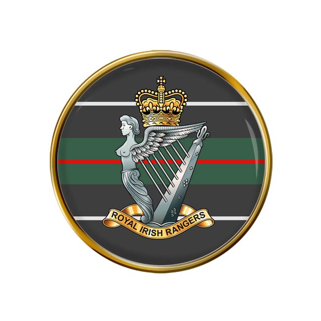 UK Gift Shop Royal Irish Rangers, British Army Pin Badge