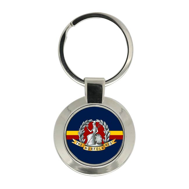 UK Gift Shop Royal Norfolk Regiment, British Army Key Ring
