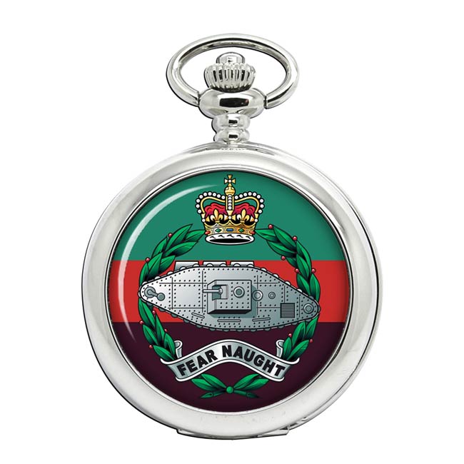 UK Gift Shop Royal Tank Regiment (RTR), British Army ER Pocket Watch