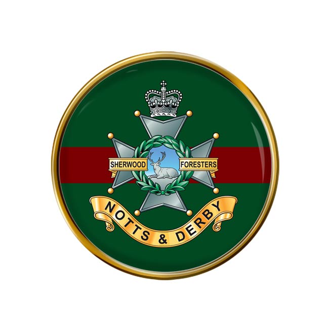 UK Gift Shop Sherwood Foresters, British Army Pin Badge