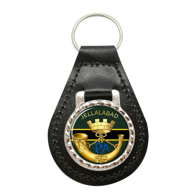 UK Gift Shop Somerset Light Infantry, British Army Leather Key Fob