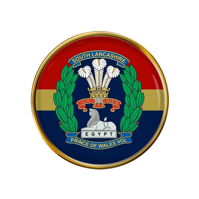 UK Gift Shop South Lancashire Regiment, British Army Pin Badge