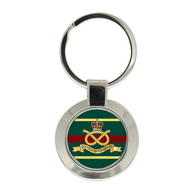 UK Gift Shop South Staffordshire Regiment, British Army Key Ring