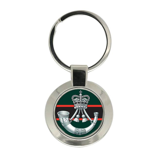 UK Gift Shop The Rifles (Bugle Insignia), British Army ER Key Ring