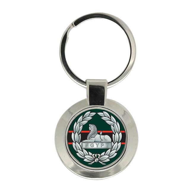 UK Gift Shop The Rifles (Back Badge), British Army Key Ring