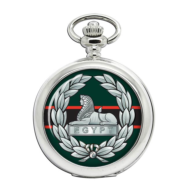 UK Gift Shop The Rifles (Back Badge), British Army Pocket Watch