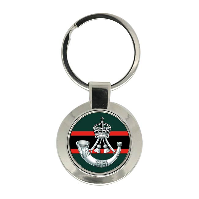 UK Gift Shop The Rifles (Bugle Insignia), British Army CR Key Ring