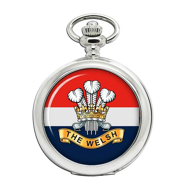 UK Gift Shop Welsh Regiment, British Army Pocket Watch