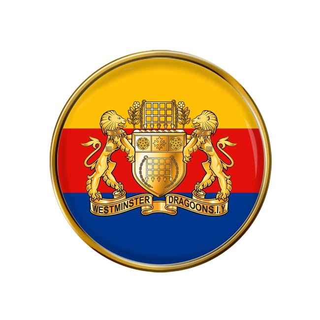 UK Gift Shop Westminster Dragoons (Wds), British Army Pin Badge