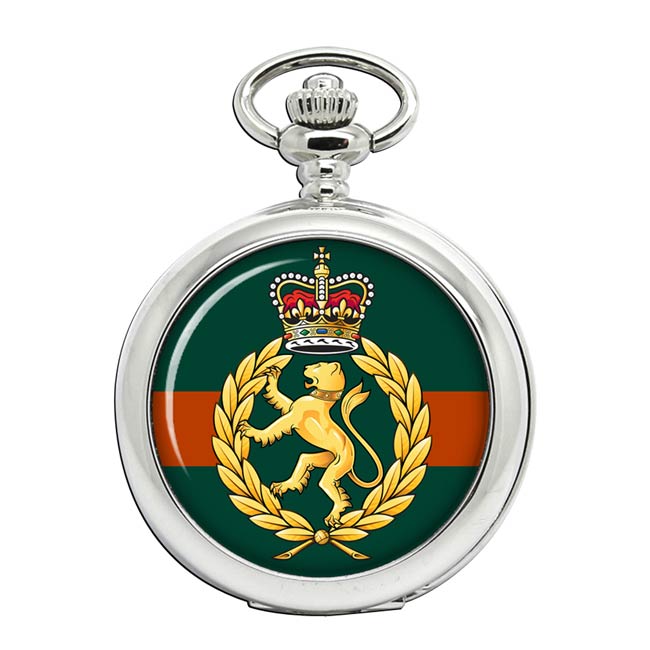UK Gift Shop WRAC Women's Royal Army Corps, British Army Pocket Watch