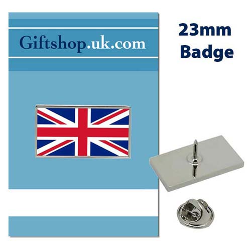 UK Gift Shop United Kingdom, Union Jack Flag Pin Badge