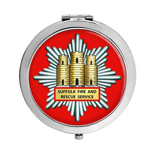 UK Gift Shop Suffolk Fire and Rescue Compact Mirror